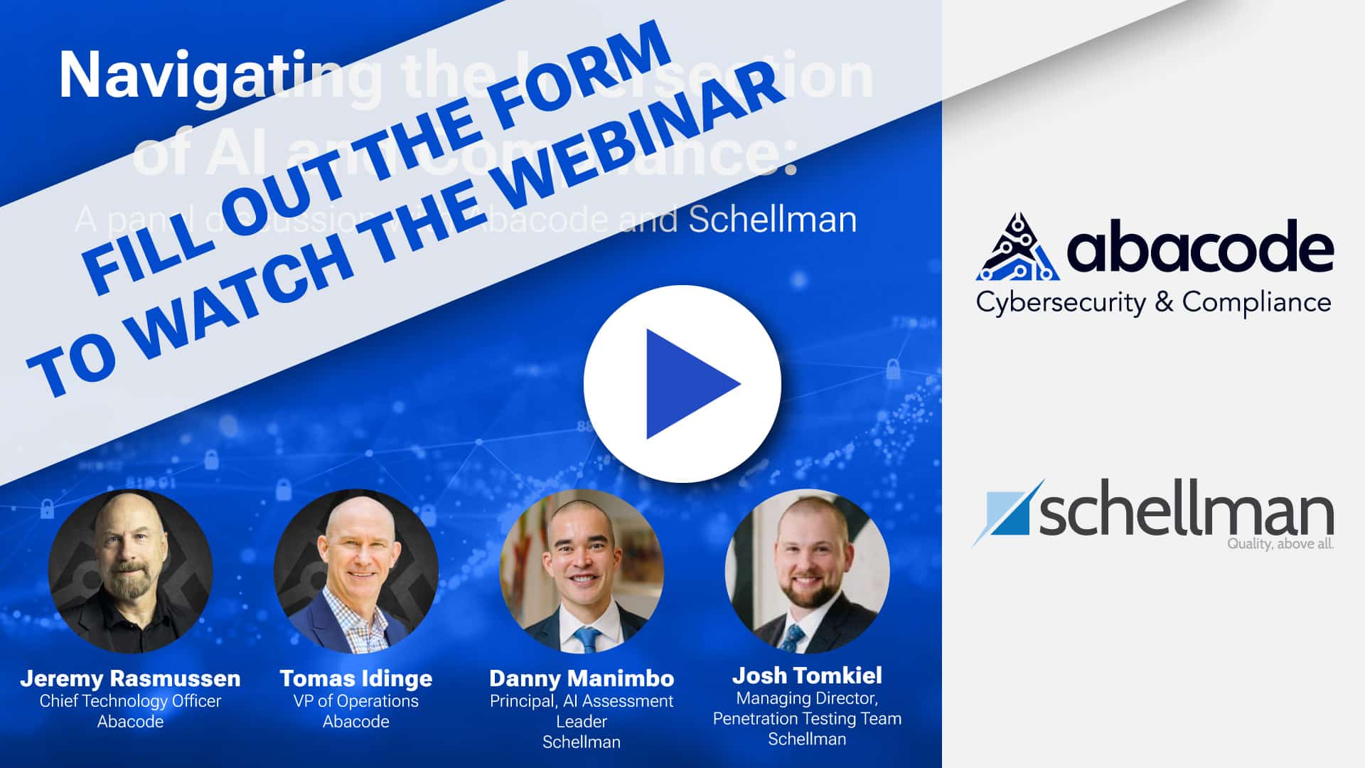 Navigating AI and Compliance - Webinar - Abacode Cybersecurity